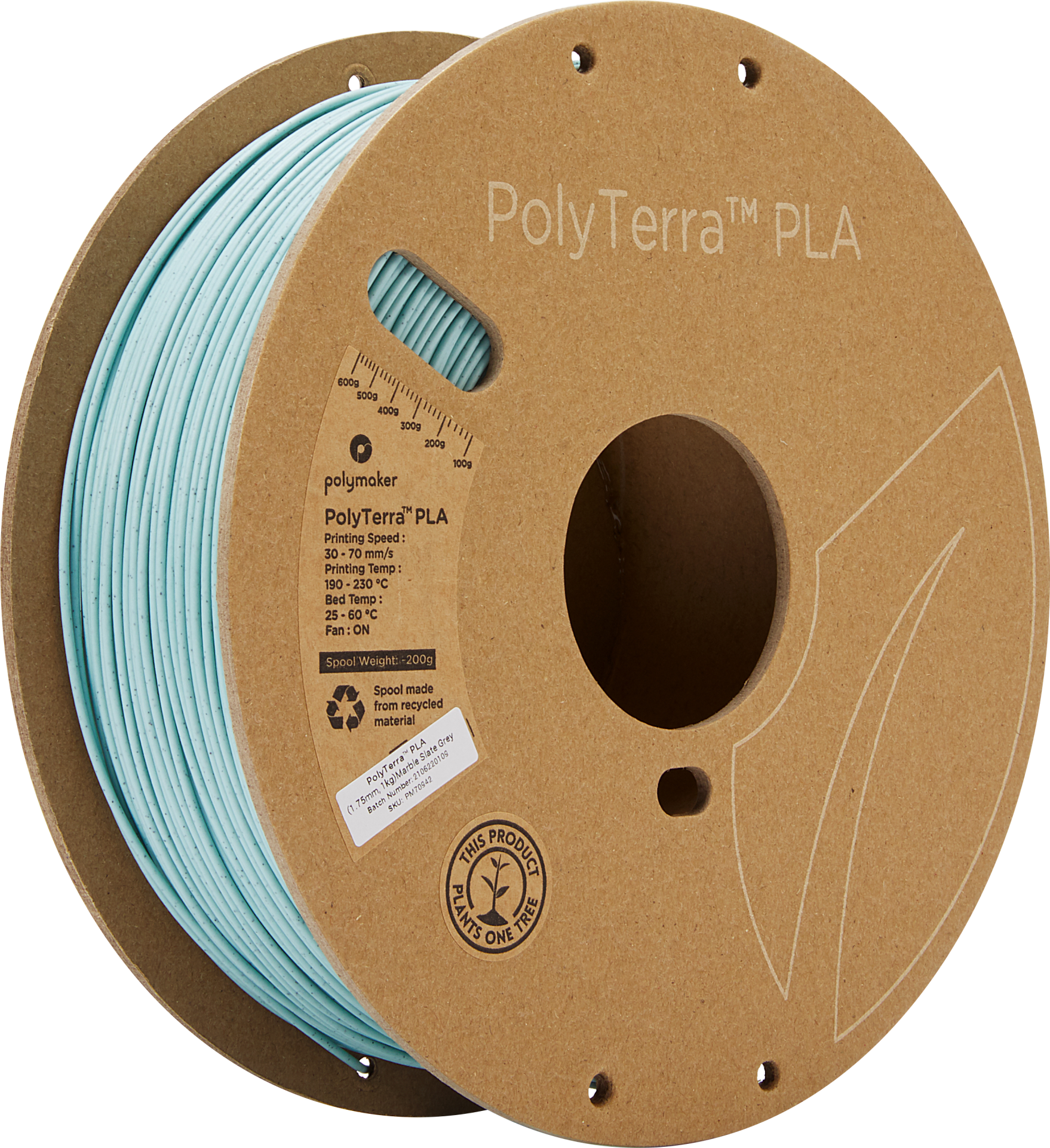 PolyTerra PLA Marble - Slate Grey