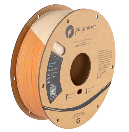 PolyLite PLA - UV Color Change Natural/Orange