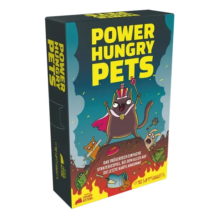 Exploding Kittens Power Hungry Pets - Deutsch
