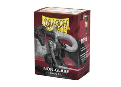 Dragon Shield Standard Sleeves Non-Glare (100) - Blood Red