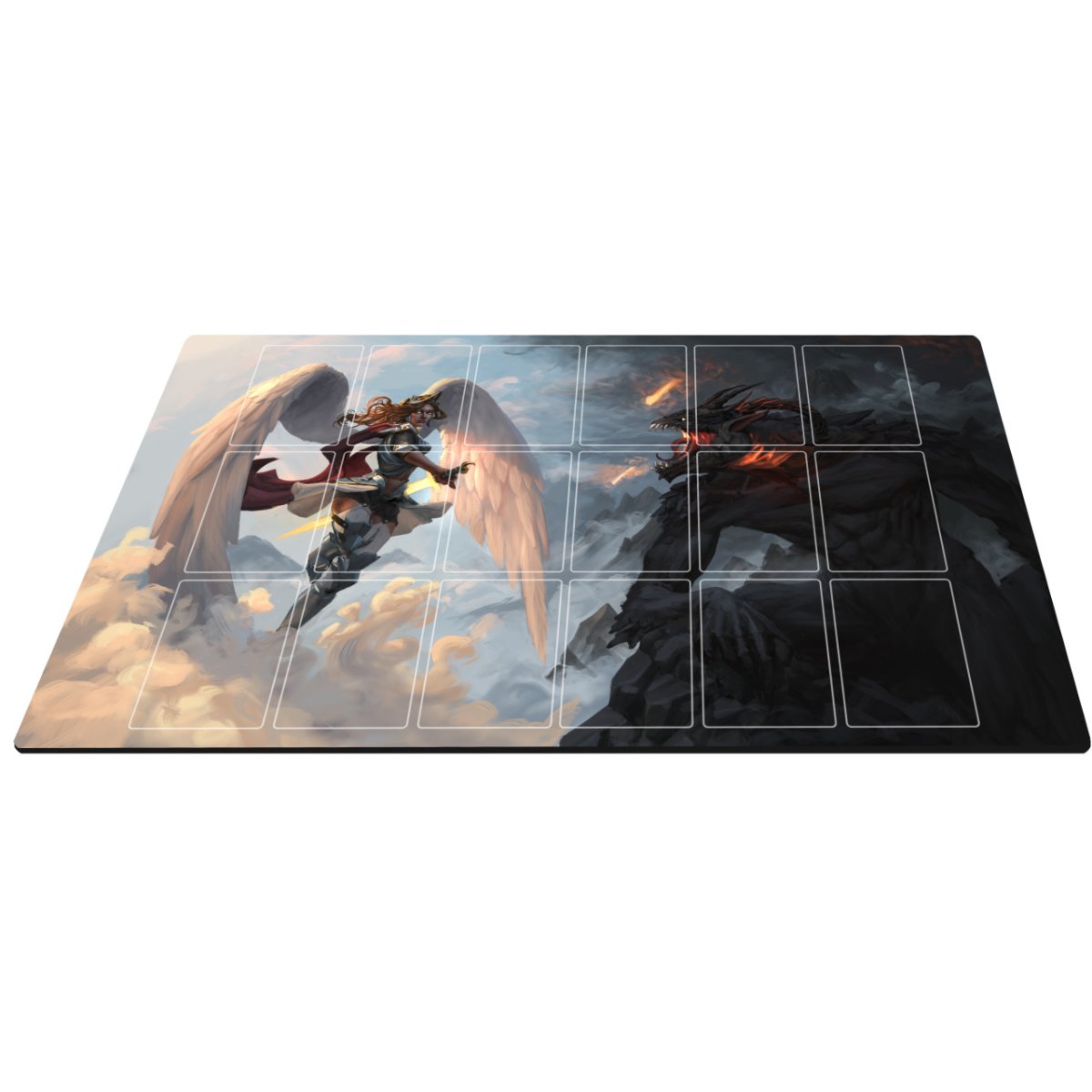 Neverrift TCG Playmat - Valkyrie & Fire Giant