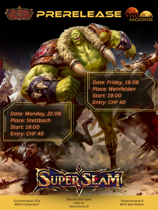 Super Slam Prerelease