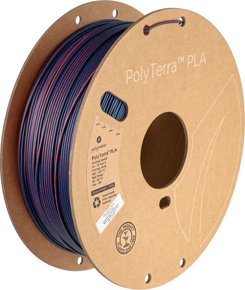 Polyterra PLA Dual - Mixed Berries (Red-Dark Blue)