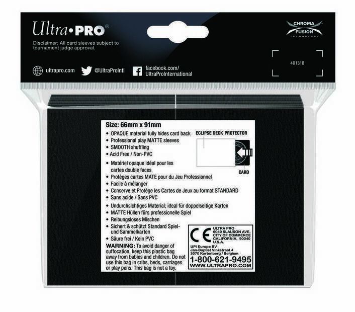 Ultra Pro Eclipse Matte - Jet